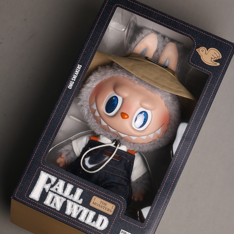 Pop Mart Labubu The Monsters Fall in Wild Vinyl Plush Doll 40cm ...