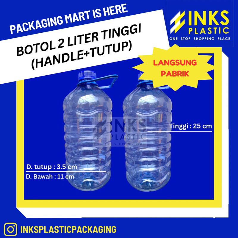 HIGH MINI 2 LITER GALLON BOTTLE | Shopee Philippines