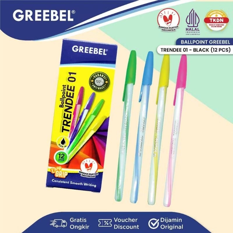 GREEBEL PEN TRENDEE 01 TRENDEE PULPEN 02 0.5 mm | Shopee Philippines