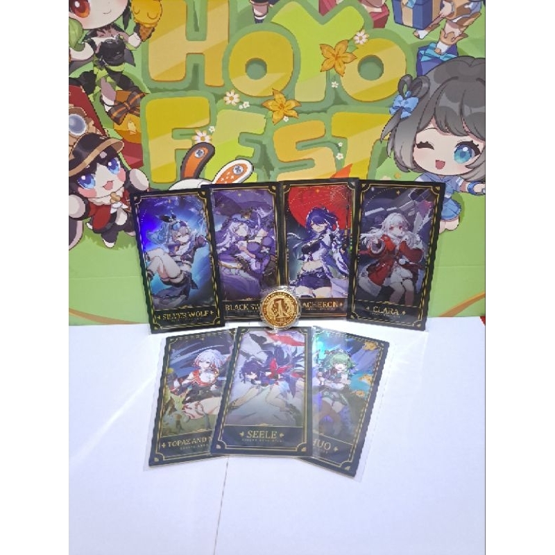 HSR - HonkaiStar Rail 1st Anniversary Character Card Ticket - Official ...