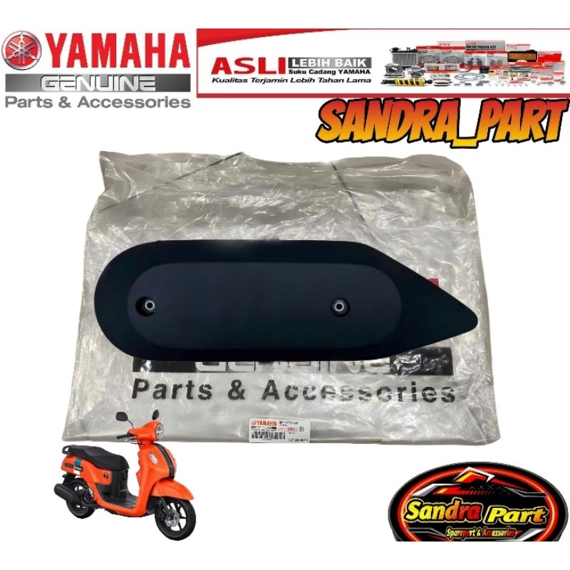 FAZZIO 125 BEJ-E4718-00 ORIGINAL YAMAHA EXHAUST PROTECTION SHIELD COVER ...
