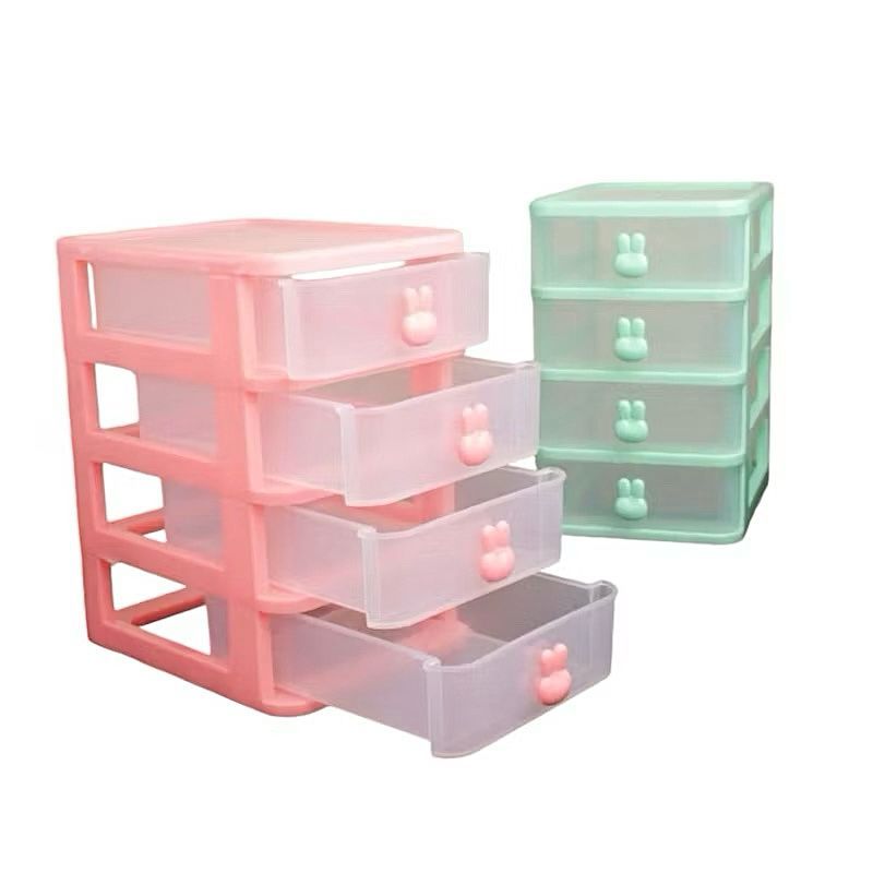 (AS) 3-Tier and 4-Tier RABBIT Mini CONTAINER DRAWER / Cosmetic DRAWER ...