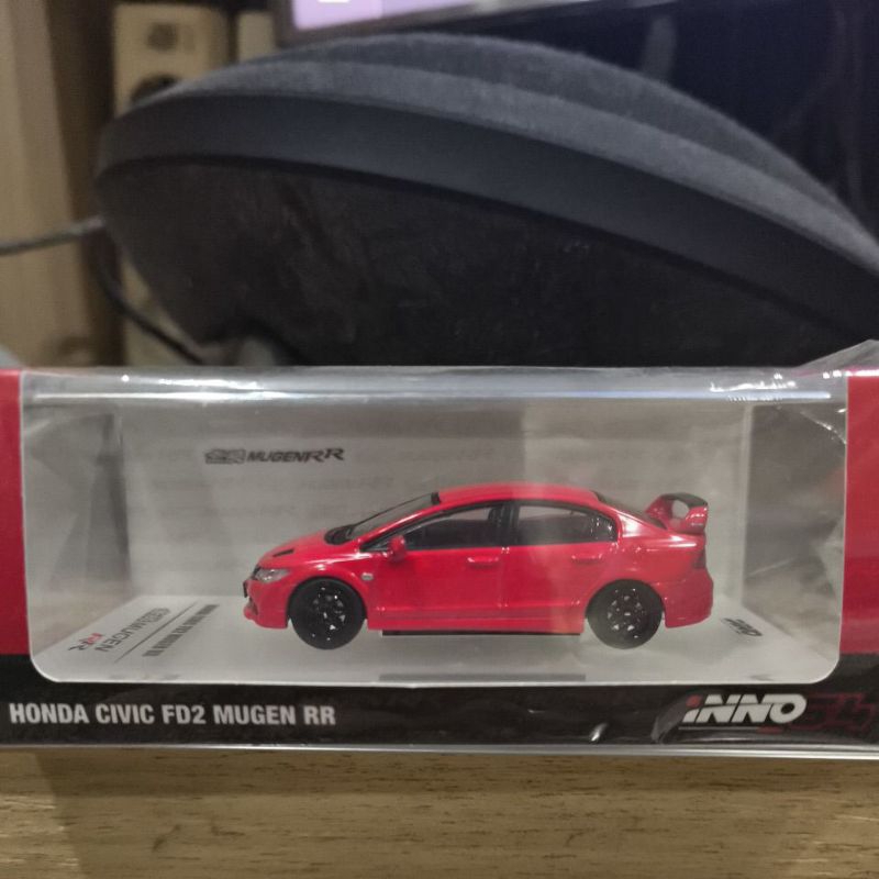MERAH Diecast Inno64 Honda Civic FD FD2 Mugen RR Red | Shopee Philippines