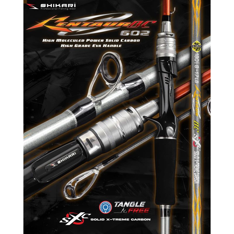 Shikari centaur fishing rod 180 cm solid carbon | Shopee Philippines