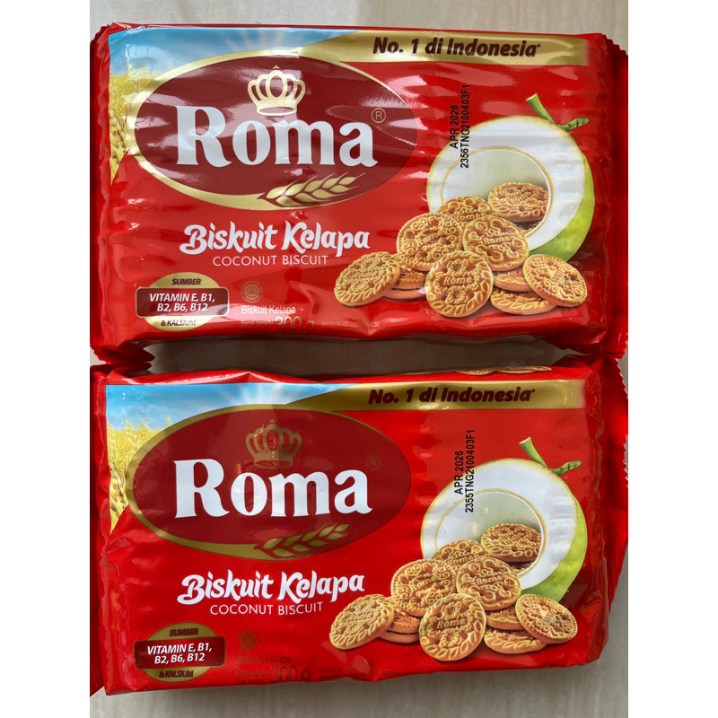 Roma Coconut Biscuits 300gr | Shopee Philippines