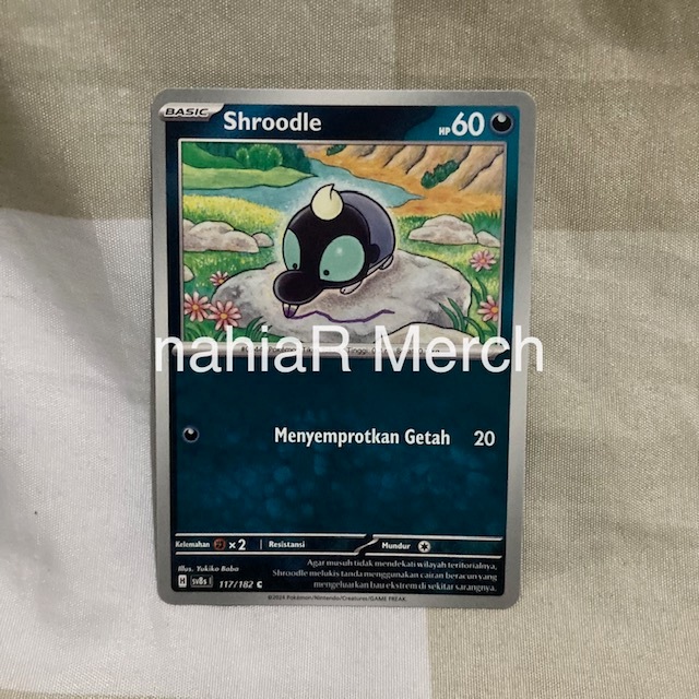 Pokemon TCG Indonesia Shroodle sv8s 117/182 C Flash Constellation | Shopee Philippines