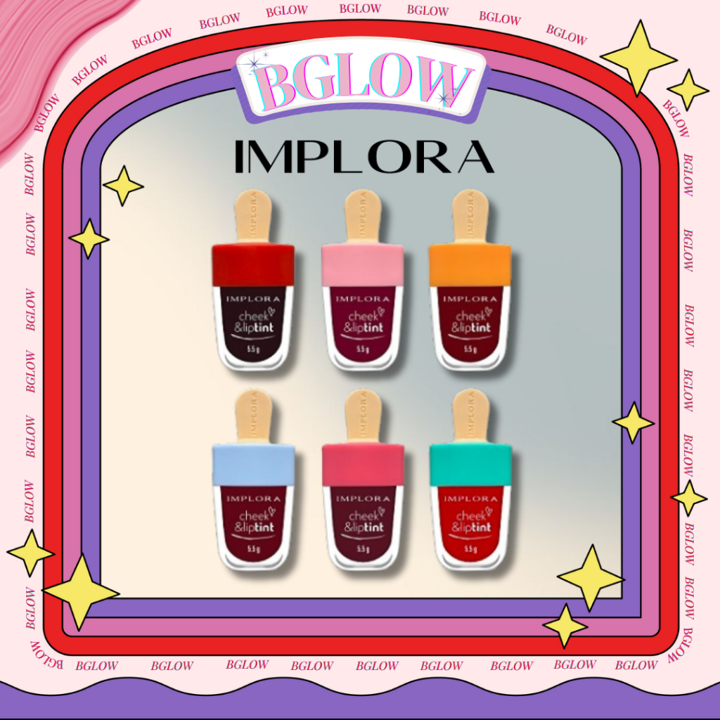 IMPLORA Lip Tint Cheek and lip tint | Lip Tint Ice Cream / Implora Tint ...