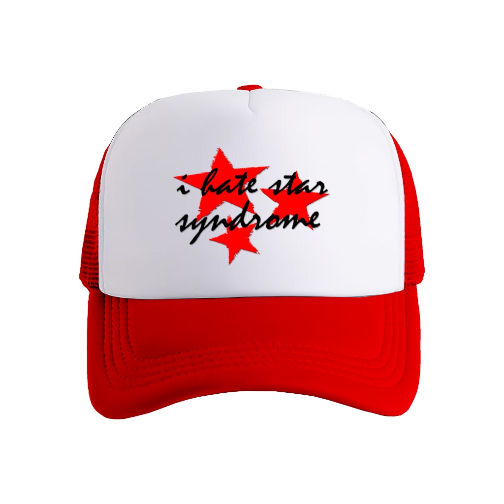 Lazyscreatch THRSS Red Star Syndrome Trucker Hat Net Hat | Shopee ...