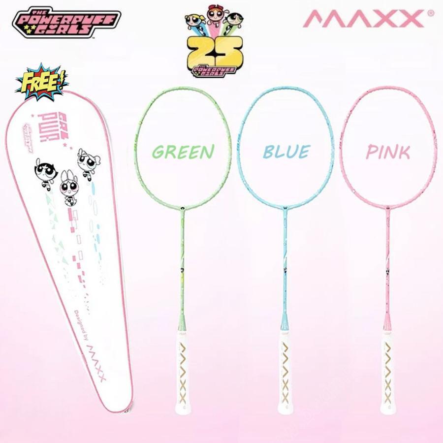 MAXX Power Puff Girls Badminton Racket - Limited Edition | Shopee ...