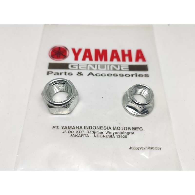 ONE SET OF YAMAHA NMAX AEROX FRONT REAR WHEEL NUTS | Shopee Philippines