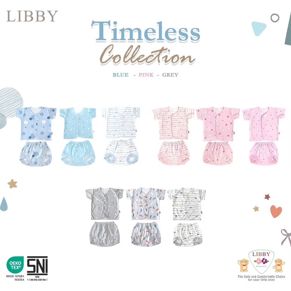 LIBBY Newborn Buttoned Pajama Set for Boys & Girls with Timeless Collections Motif | Shopee ...