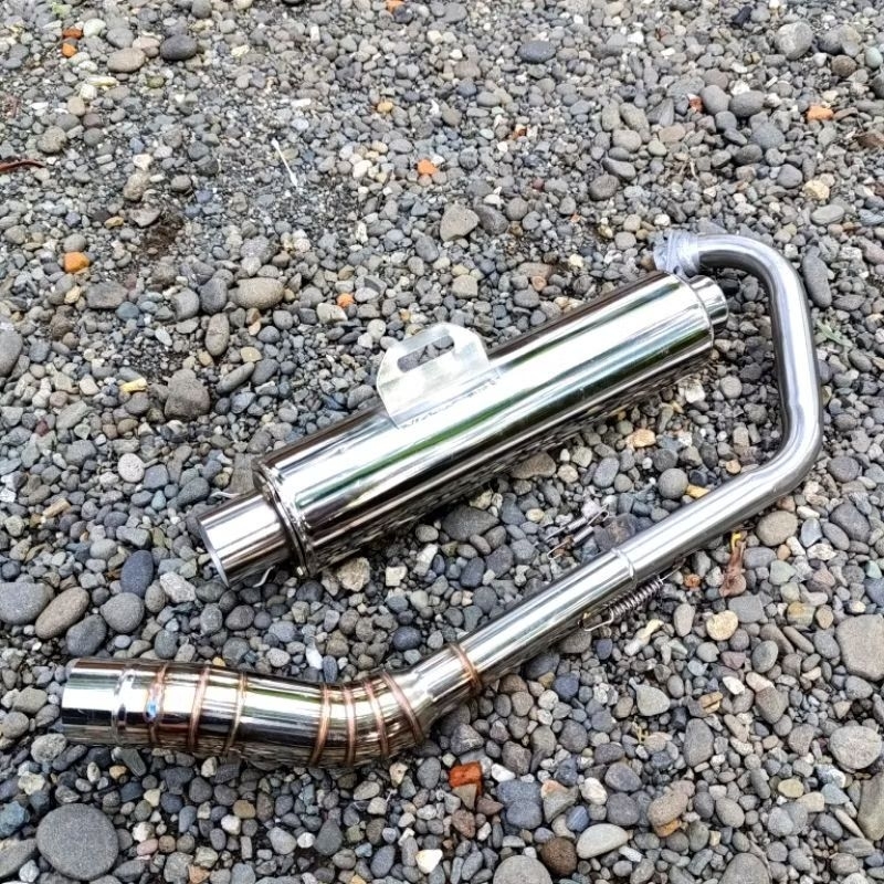 Canister pipe standard+big elbow pipe for Tmx 125 155 Rusi tc 125 155 ...