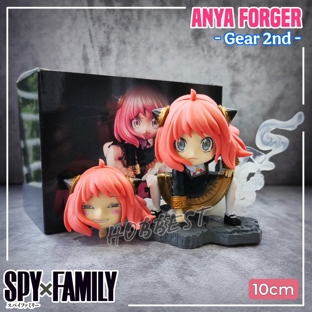 Action Figure SPY X FAMILY ANYA GEAR 2nd Miniature Cake Topper Display ...