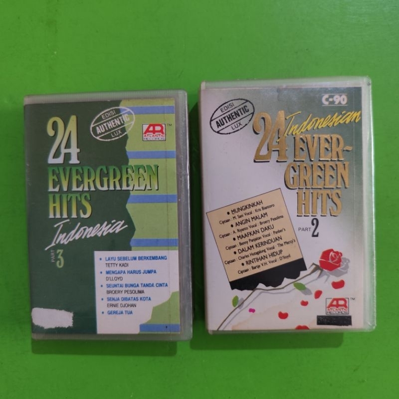 Cassette 24 INDONESIAN EVERGREEN HITS Vol 1 & 2 for Sale Packages | Shopee Philippines