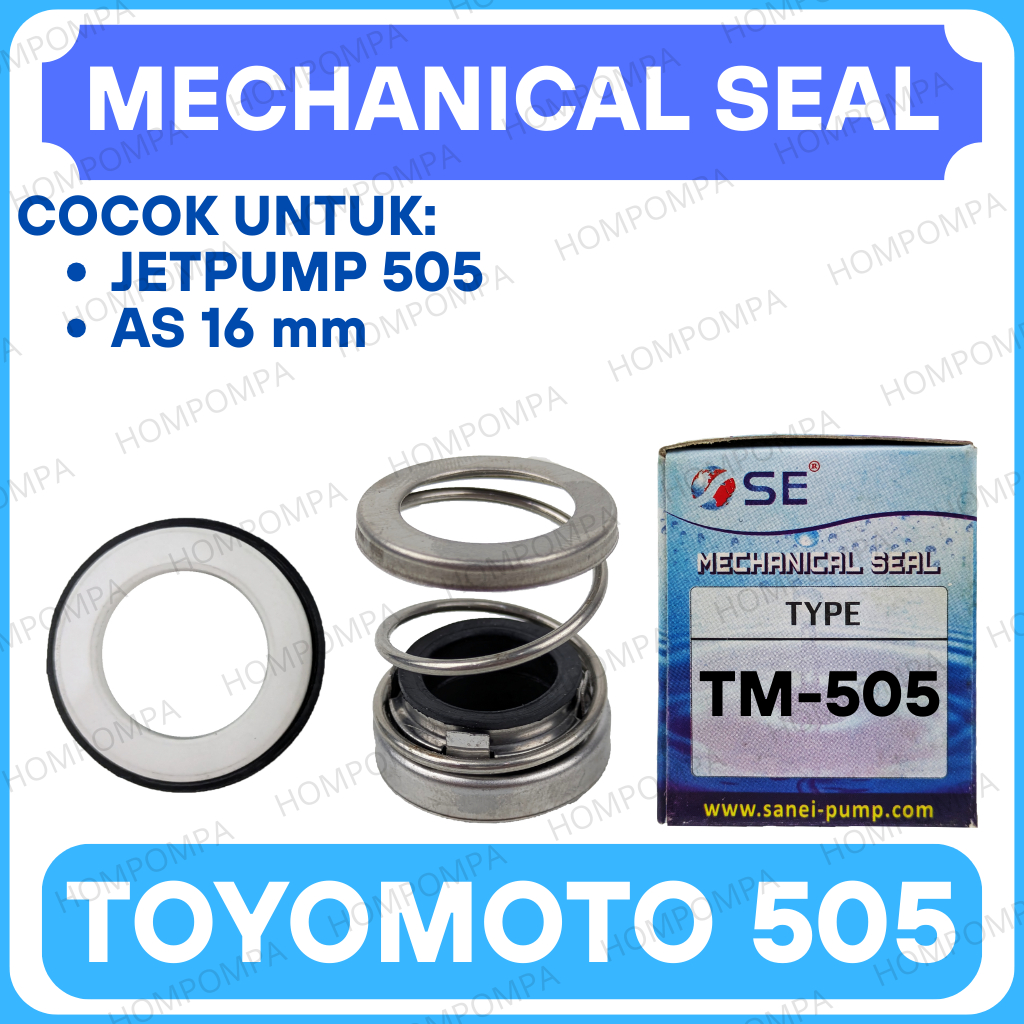MECHANICAL SEAL TOYOMOTO 505 / TM-505 SANEI - MECHANICAL SEAL WATER PUMP SPARE PARTS | Shopee ...