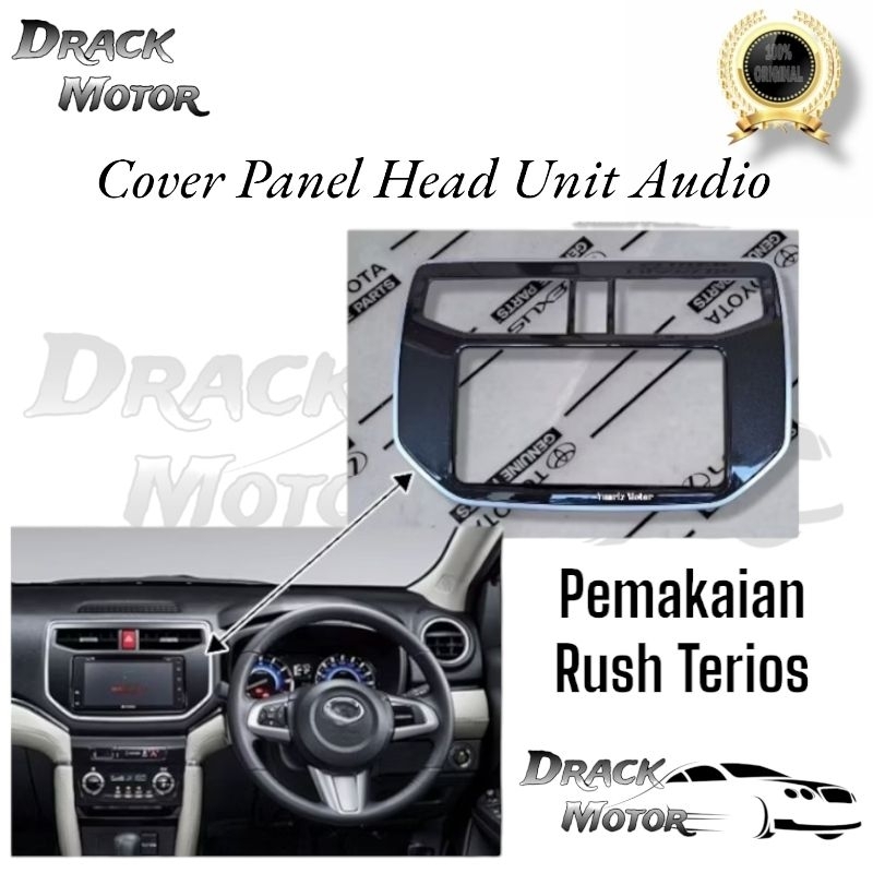 Original Rush Terios Audio Head Unit Panel Cover // Original Rush ...