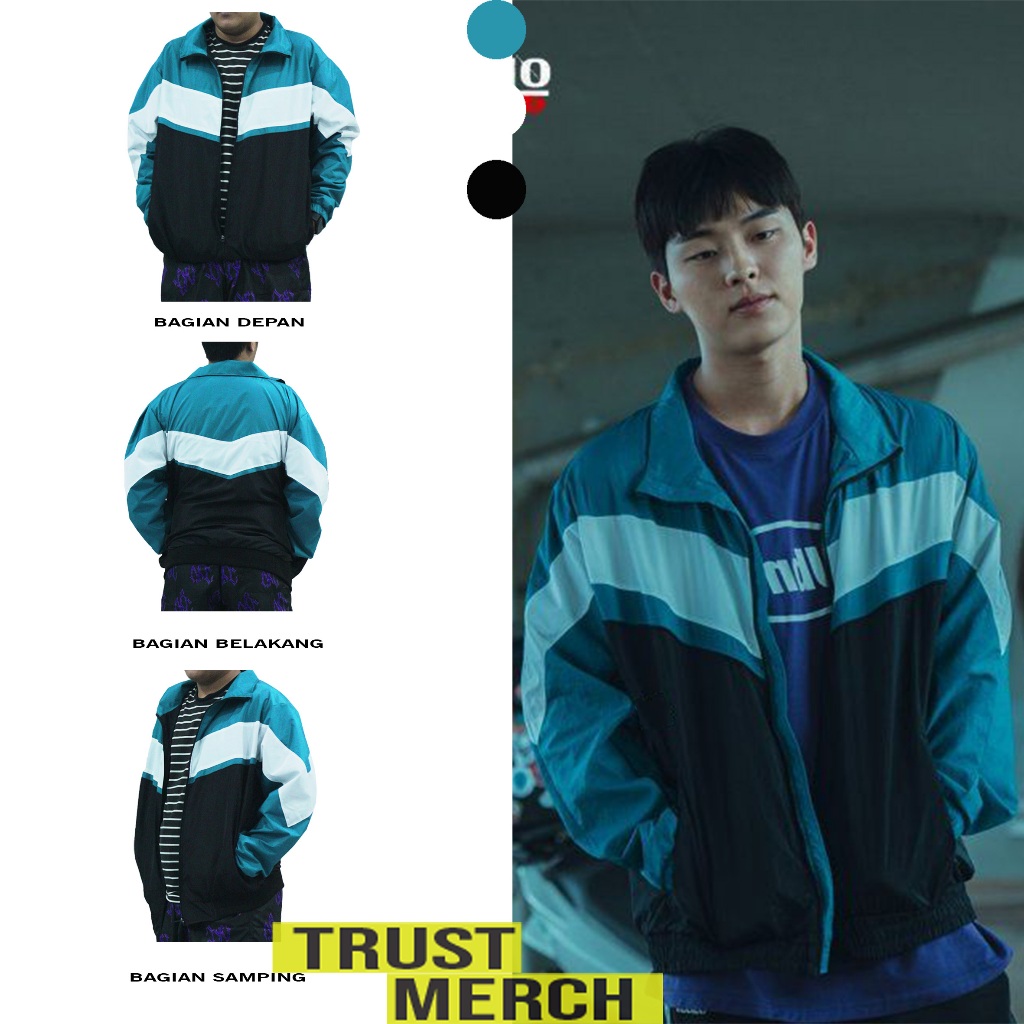 Weak hero Ahn Suho Semi Parka Jacket Vintage Unisex Outfit | Shopee ...