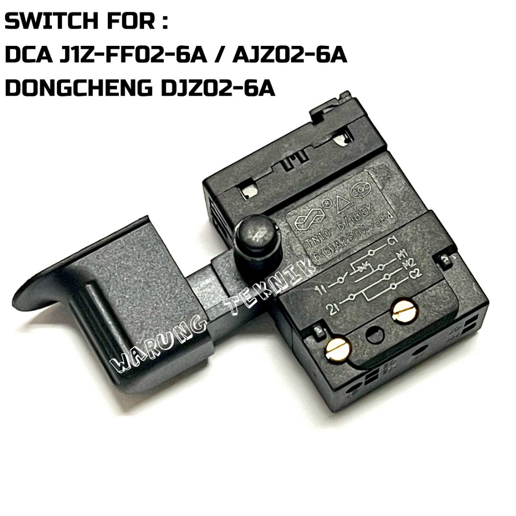 MESIN 6MM HAND DRILL MACHINE ON OFF SWITCH DCA AJZ02-6A J1Z-FF02-6A | Shopee Philippines