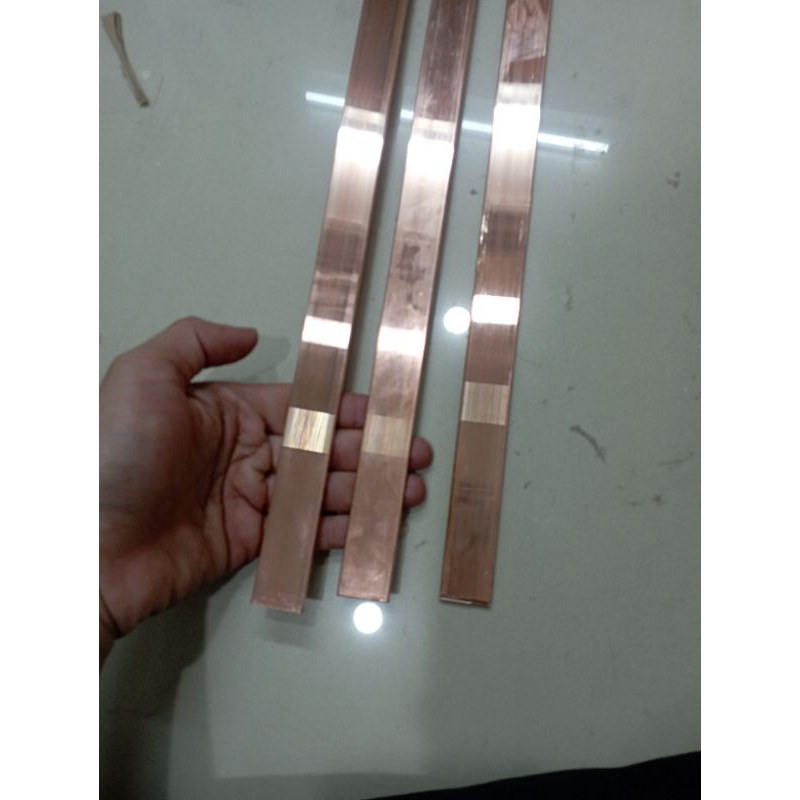 Pure Busbar Copper Plate 3mm x 30mm x 150cm Thick Copper | Shopee ...