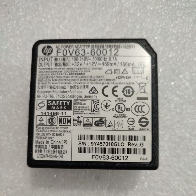 Adapter HP F0V63-60012 Smart Tank 500 515 518 600 615 Power Adapter ...