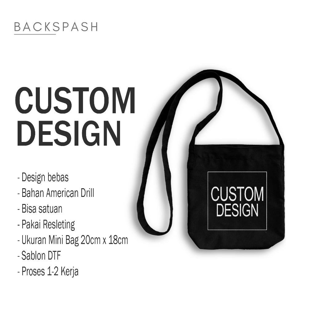 Custom Mini Sling Bag for Men and Women Custom Sling Bag for Girls and ...