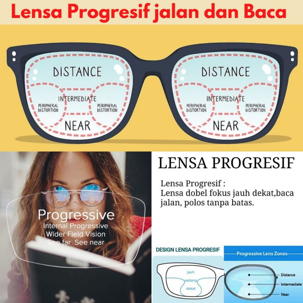 Autofocus Progressive Glasses Lenses for walking and reading without ...