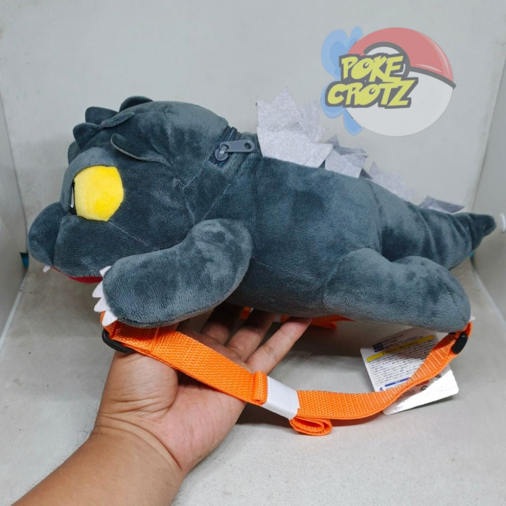 Original Godzilla Mini Backpack Doll, 32cm Plush Tag Backpack | Shopee ...