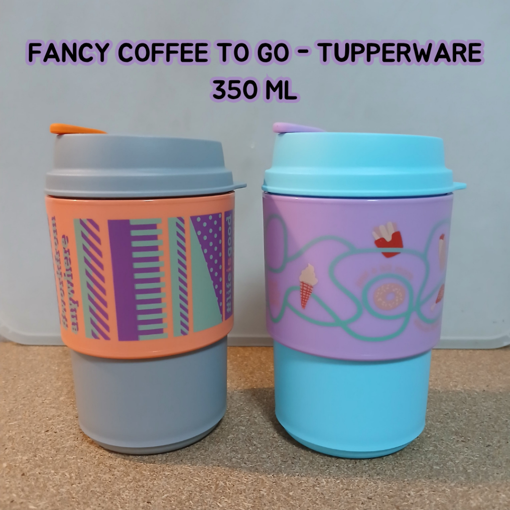 Fancy Coffee To Go Tupperware - 350 ml Cool & Attractive Design ...