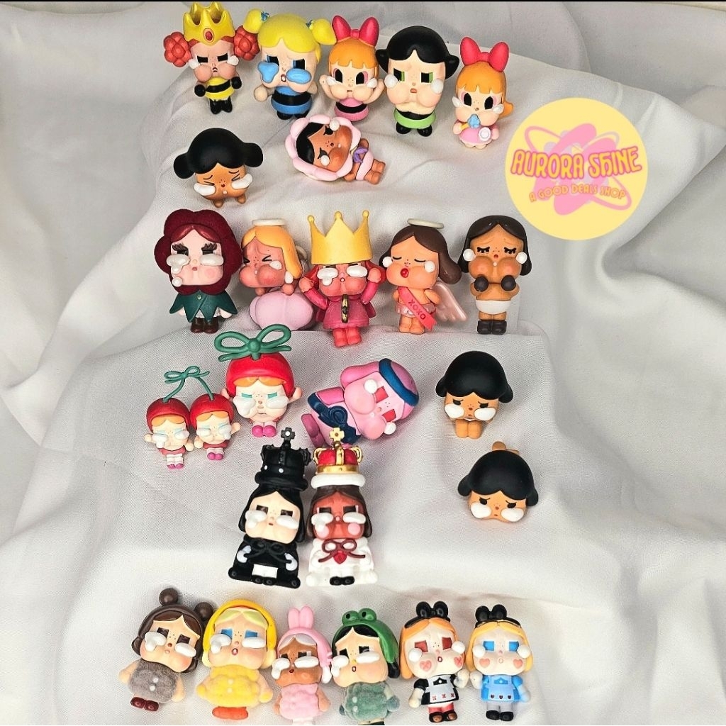 [unofficial Popbean] Crying aain x PPG / crying aain keychain / ppg ...