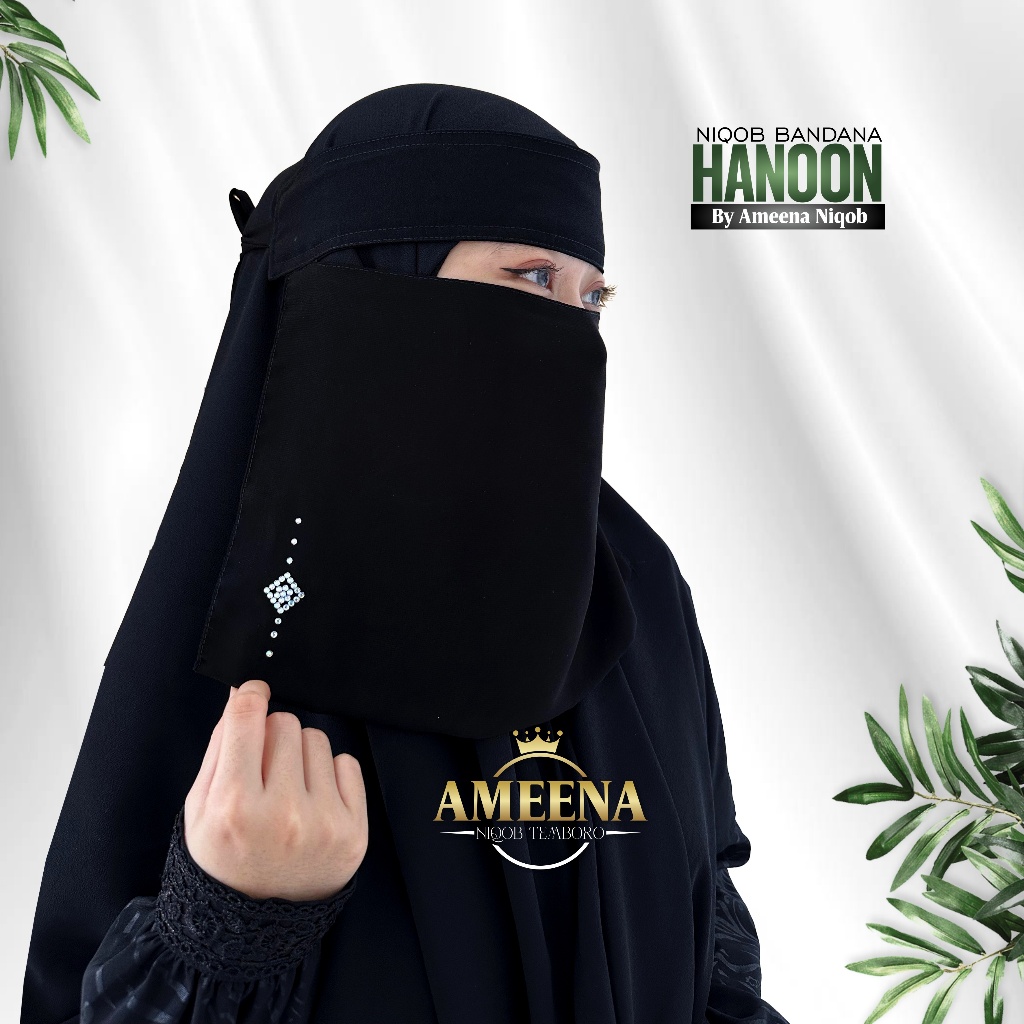 Latest | Niqob HANOON Ameena Niqob Temboro | Niqob Niqab Bandana Close ...