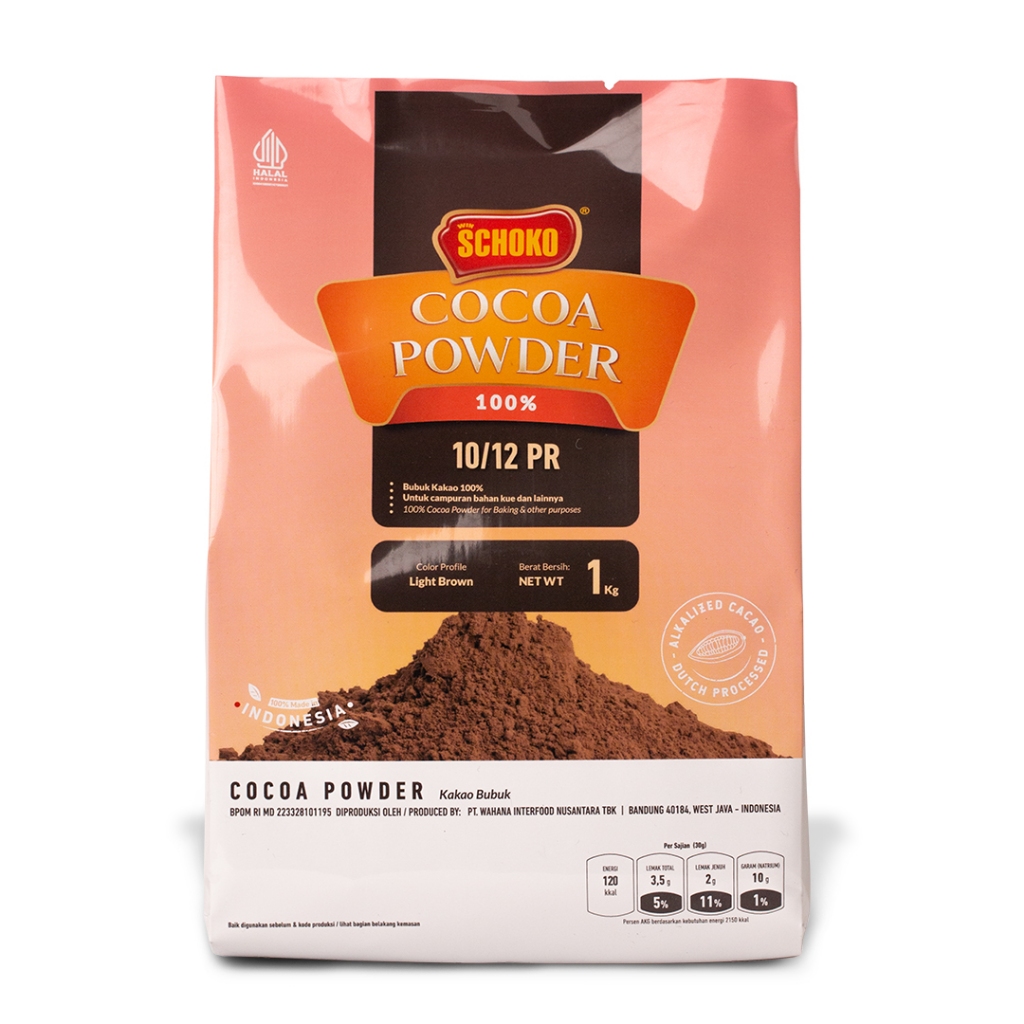 SCHOKO ORIGINAL Cocoa Powder PR 10/12 Chocolate Powder 1 Kg Chocolate ...