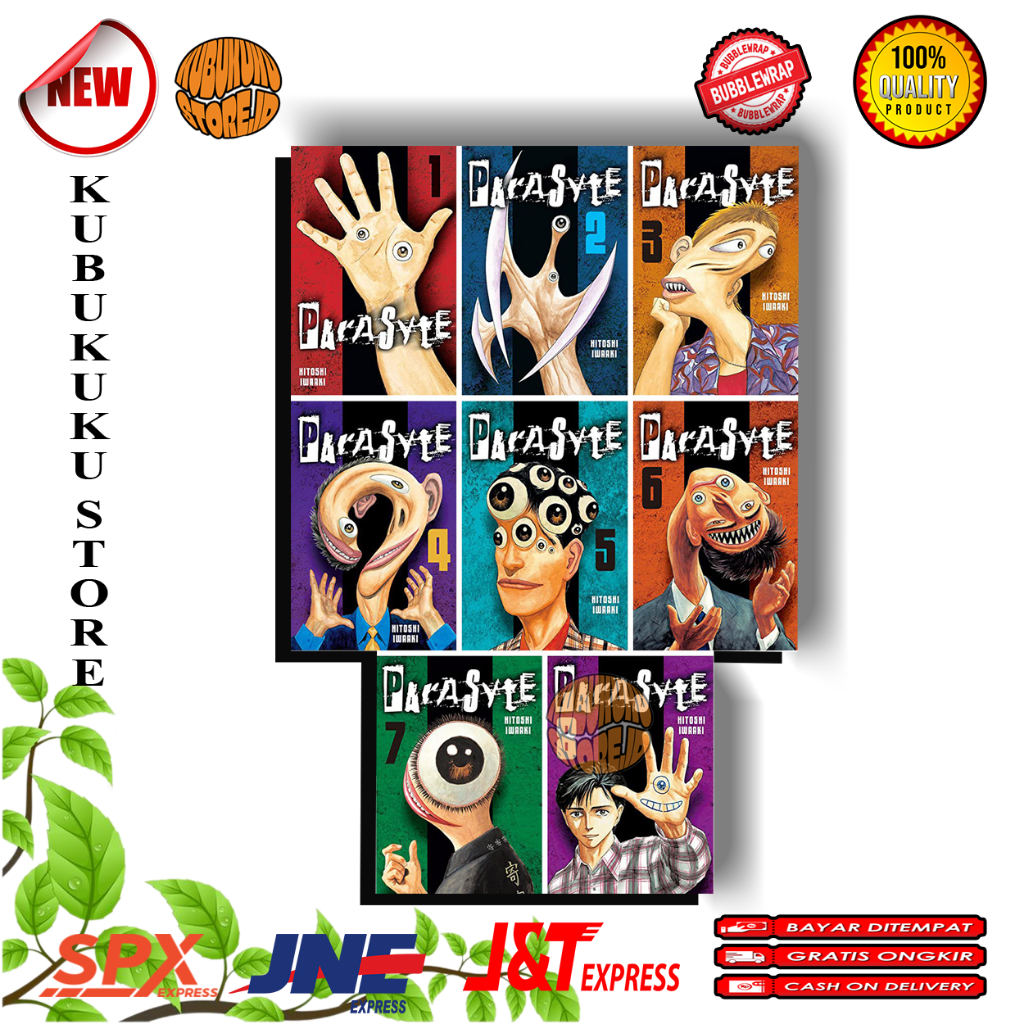 Manga Comic: Parasyte Complete 8 book Collection Vol 1-8 by Iwaaki ...