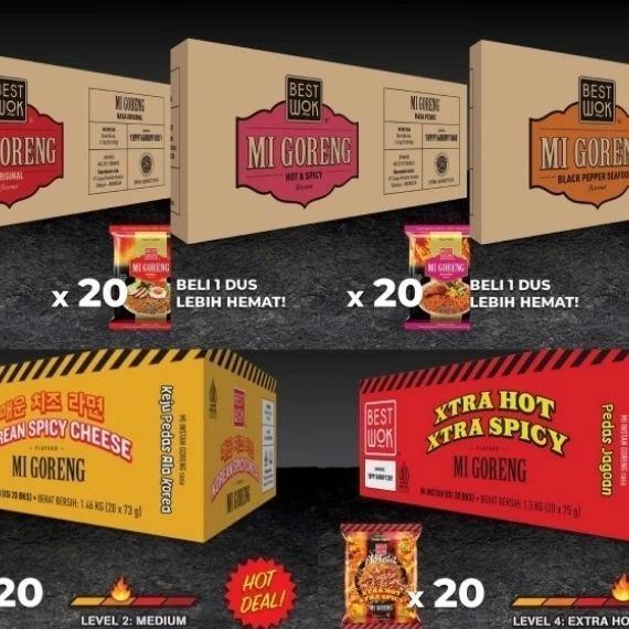 1 Box Best Wok Instant Fried Noodles/Hot Spicy/Blackpepper 1 Box ...