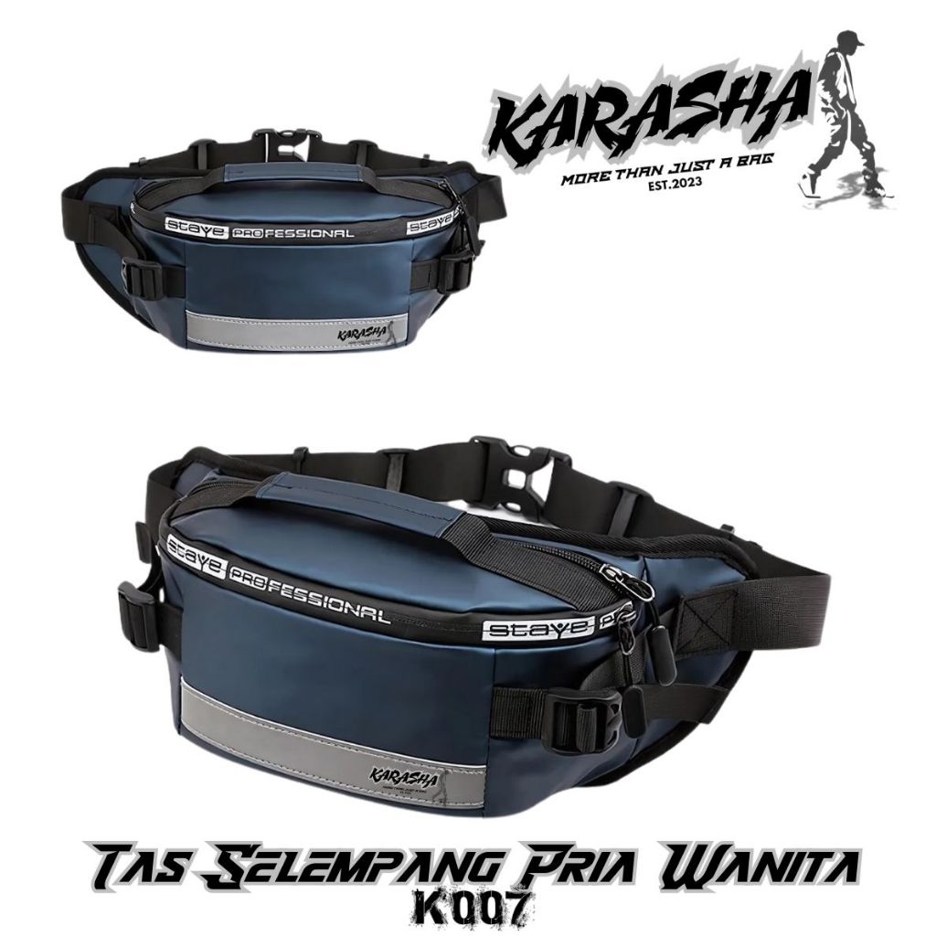 Original Karasha K007 Waterproof Men's Waistbag Bag Men's Sling Bag ...