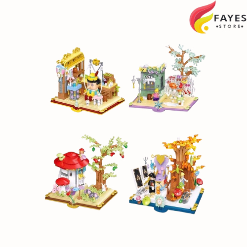FAYES BLOCK CITY NANO BLOCK SERIES FAIRY STORY TOYS BUILDING BLOCK TOYS ...
