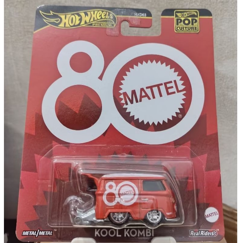 MERAH Hot Wheels Premium Pop Culture 80th Anniversary Kool Kombi Red ...