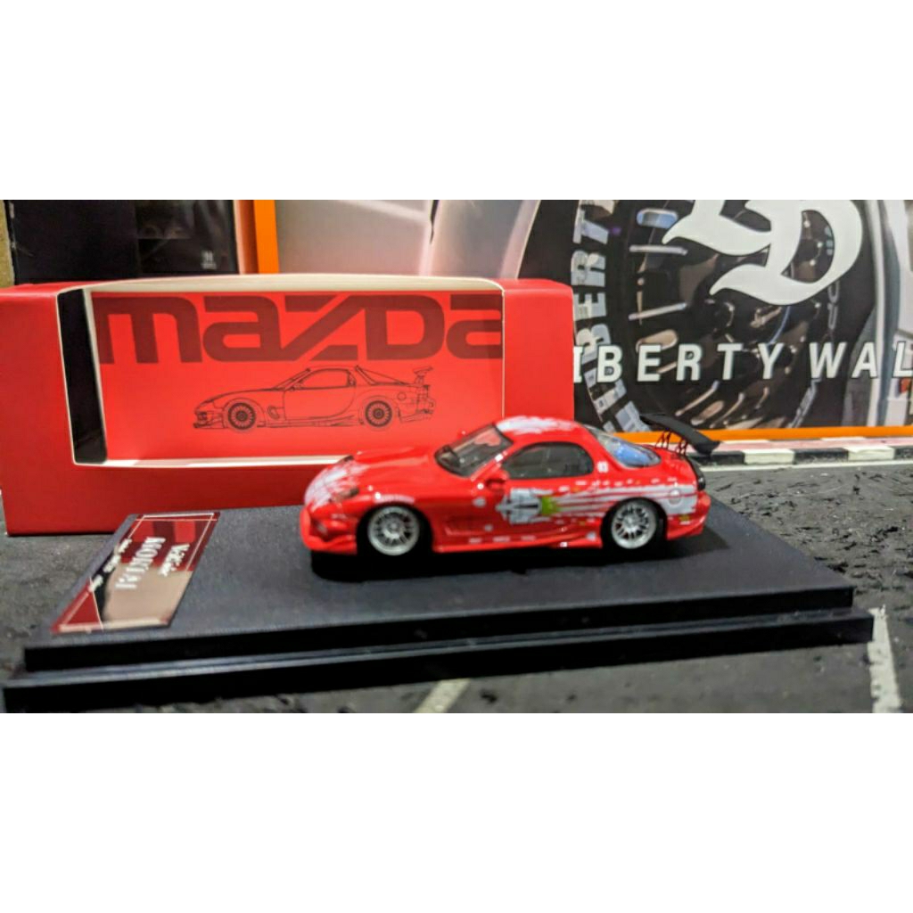 Diecast Mortal Mazda RX7 RX 7 FNF Fast N Furious Livery Dom Toretto ...