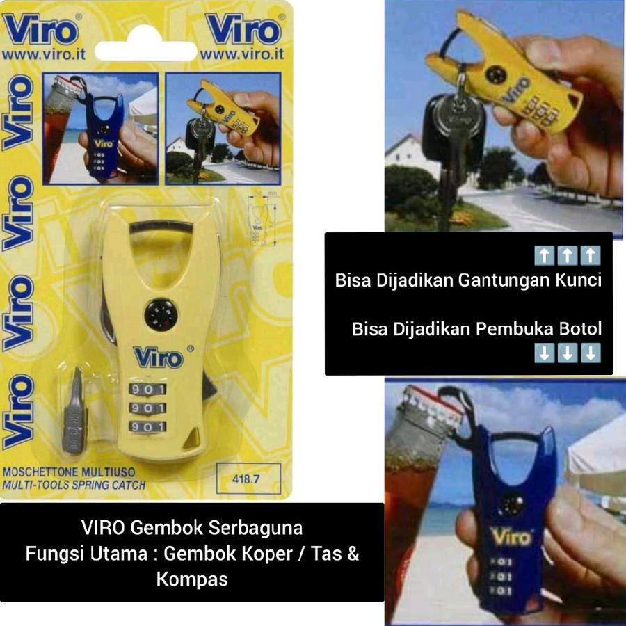VIRO - Travel Luggage Padlock Multifunctional Multi-Function Travel Bag ...