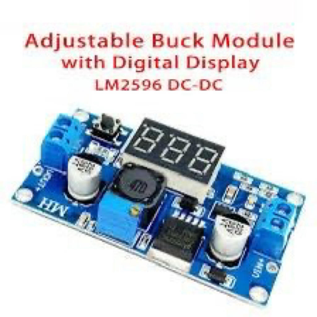 LM2596 DIGITAL DC-DC Adjustable Step Down 4-40V to 1.3-37V LED Voltmeter | Shopee Philippines