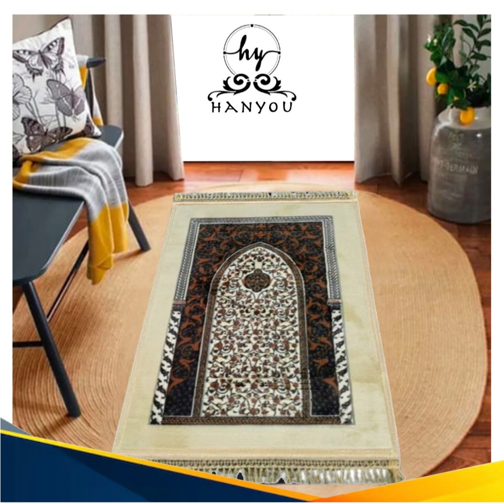 Hanyou - 10mm Thick Turkish Foam Prayer Rug for Hajj/Umrah | Shopee ...