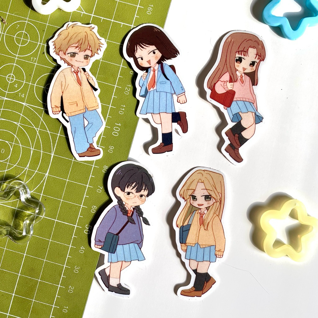 Skip and Loafer Chibi / Stickers by crumby_joy | Shopee Philippines