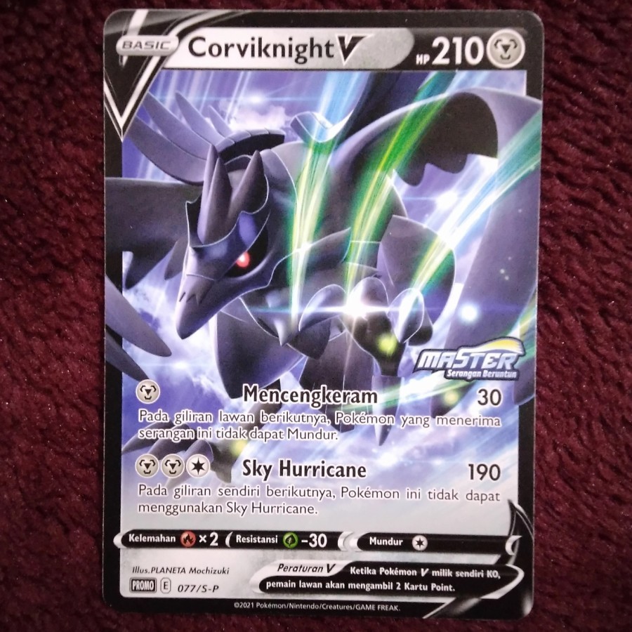Corviknight V Master 077/SP - Pokemon TCG Indonesia | Shopee Philippines