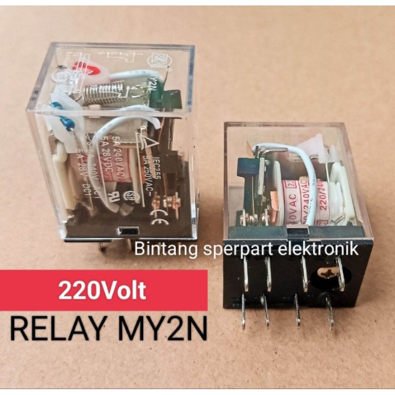 RELAY MY2N 220V 8 FOOT RELAY MY2N 220VOLT 8PIN RELAY 220V MY2N 220VDC ...