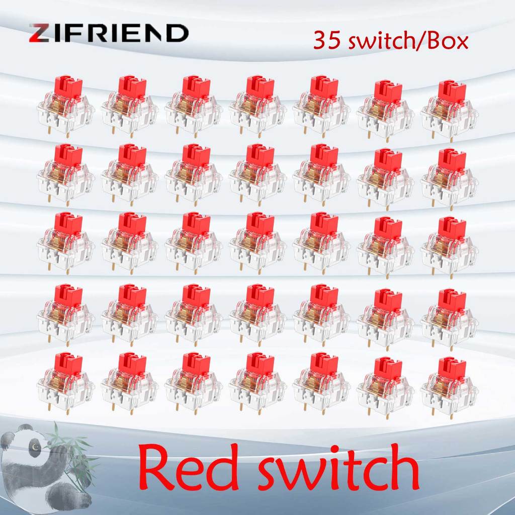 Outemu 3pin Red switch for Mechanical keyboard dust-proof switch 10 ...