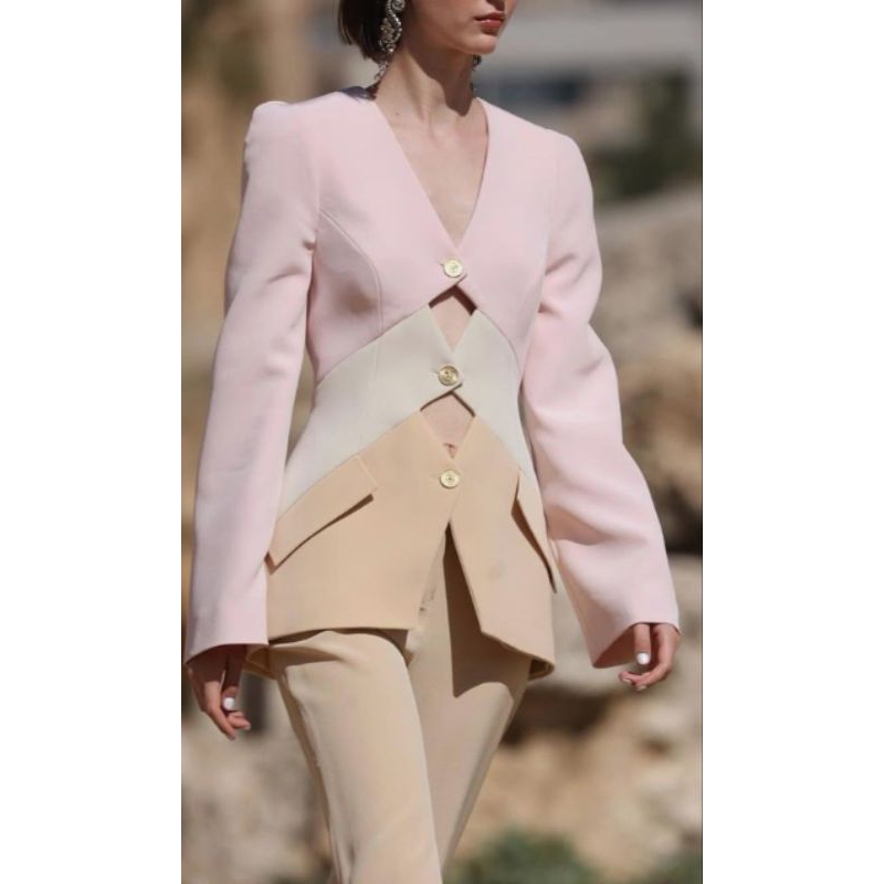 Michelle three color blazer tag | Shopee Philippines