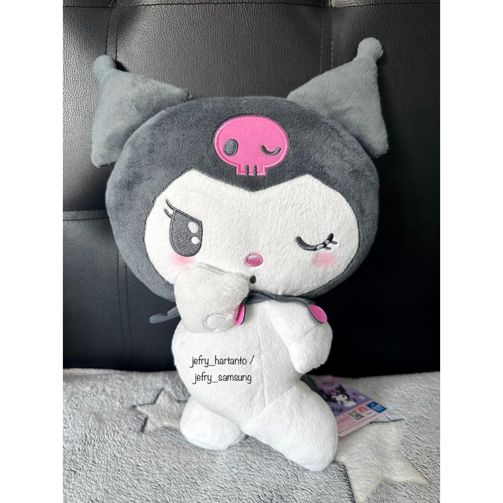 Kuromi Secret Wink BIG Plush Doll Original Sanrio Japan Furyu Kawaii ...