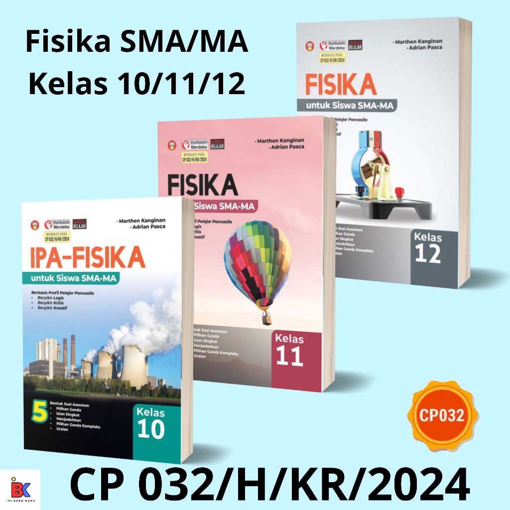 High School Physics Book Class 10/X/11/XI/12/XII Curriculum Merdeka ...
