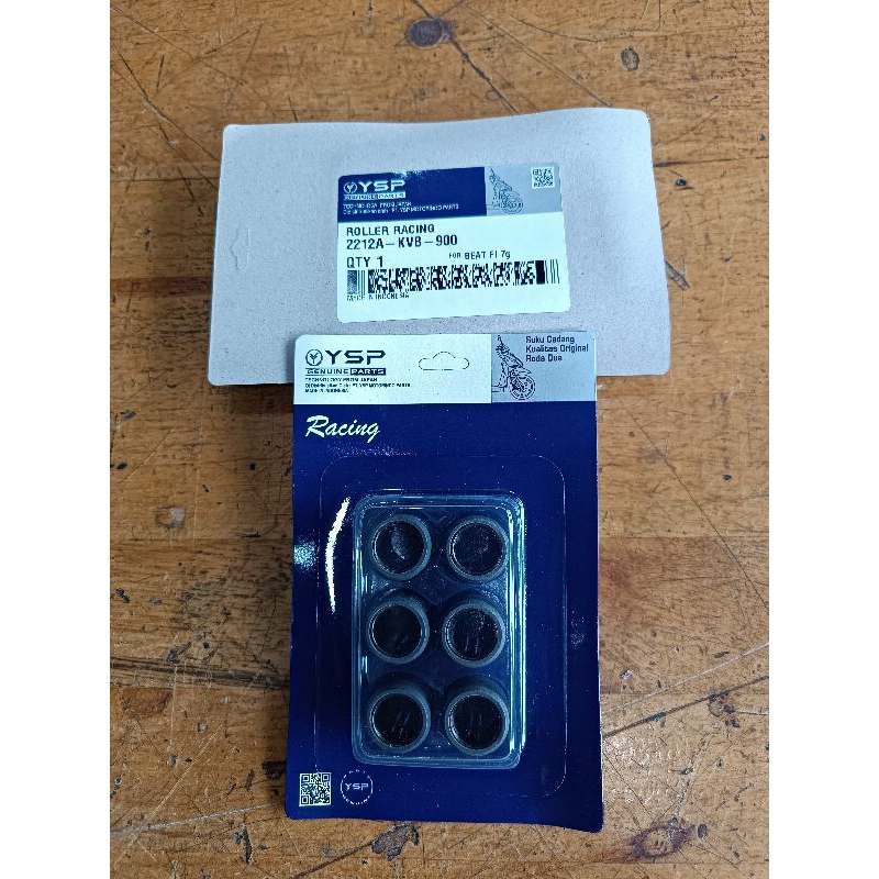 Roller SET RACING KVB BEAT FI 7 GRAM ORIGINAL YSP FCC | Shopee Philippines