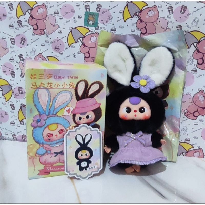100% Ori Baby Three Macaron Doll | Shopee Philippines