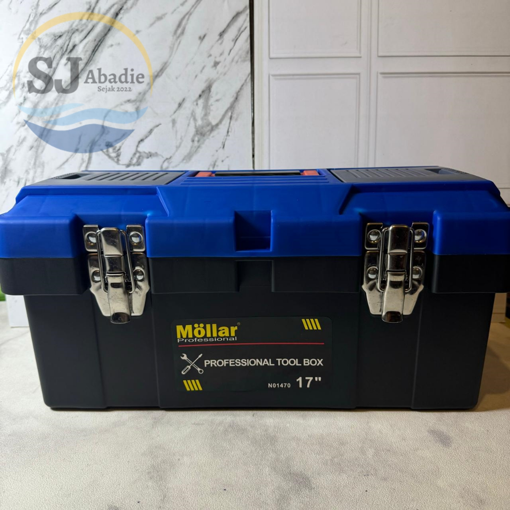 (1 PC) MOLLAR Tool Box Plastic Clip Stainless Steel Tool Box 17 - 19 ...